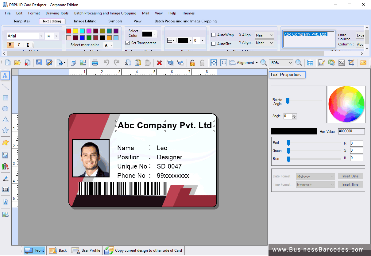 ID Cards Maker (Corporate Edition) design multiple ID cards ...