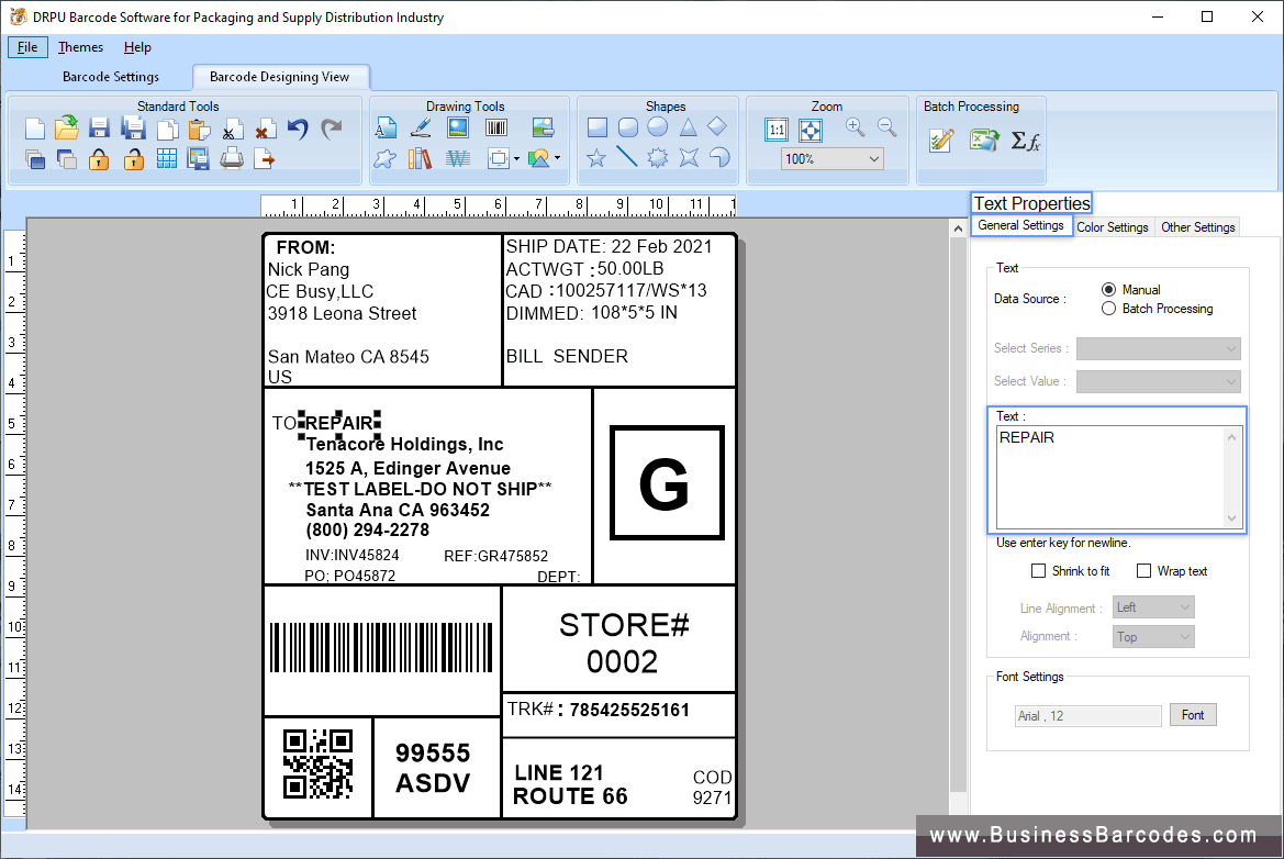 Packaging Supply Distribution Industry Barcodes Software - BusinessBarcodes Packaging Supply Distribution Industry Barcodes Software - BusinessBarcodes